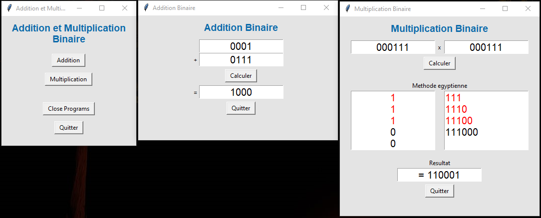 GitHub - smoll24/Binary-Add-Mult: Binary Adder and Multiplier with Tk interface.