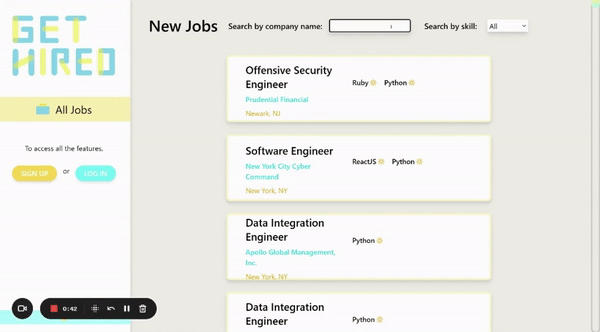 GitHub - katherine84522/Get-Hired: A job applications, interviews, and connections tracking ...