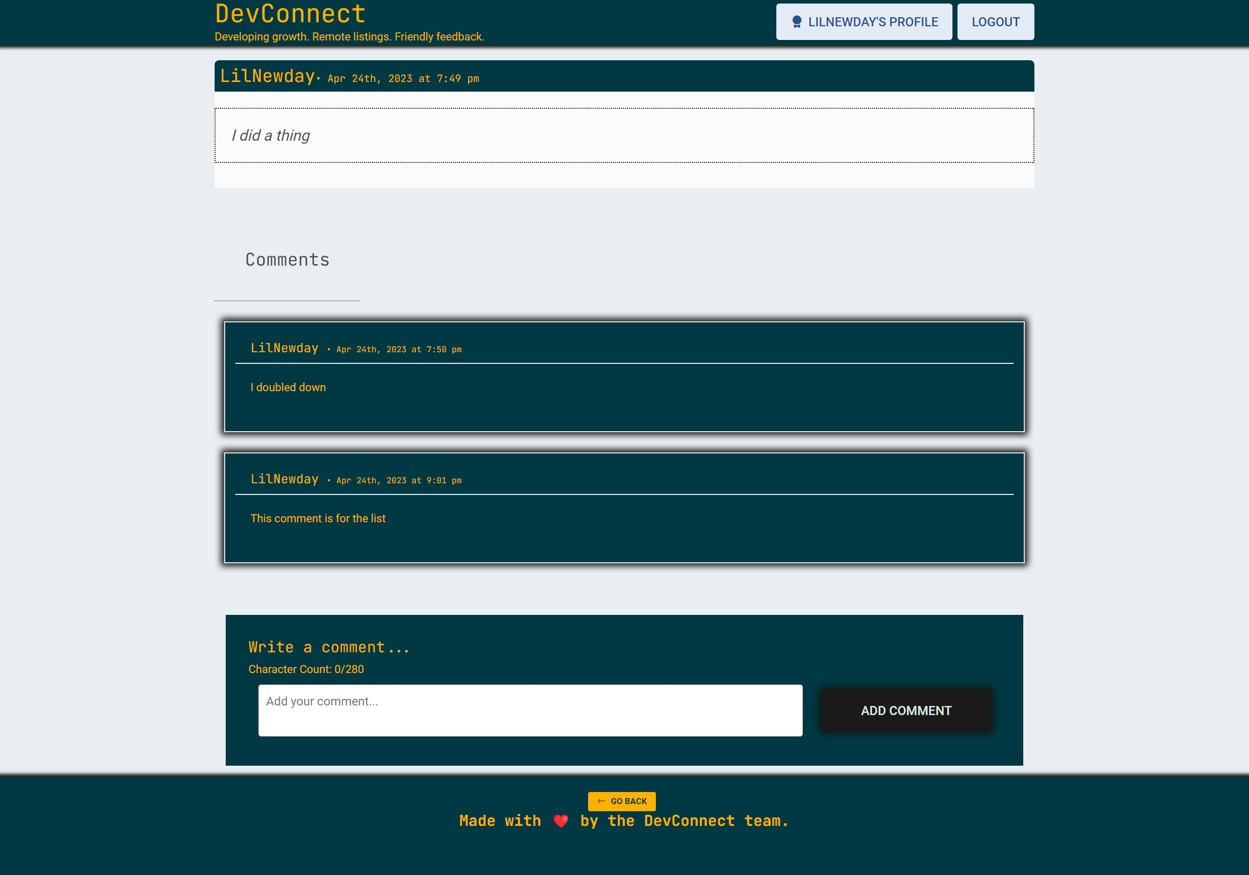 GitHub - jannorth/DevConnect