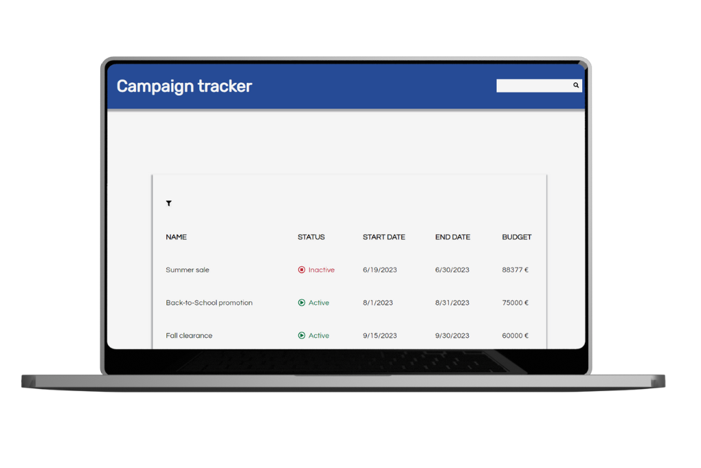 GitHub - Heini-Maria/campaign-tracker: Marketing campaign -tracker