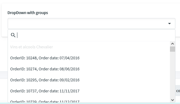 Dropdown With Groups Filter Not Showing Results · Issue 641 · Radzenhqradzen Blazor · Github