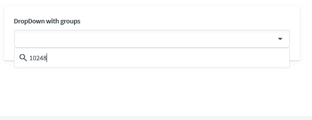 Dropdown With Groups Filter Not Showing Results · Issue 641 · Radzenhqradzen Blazor · Github