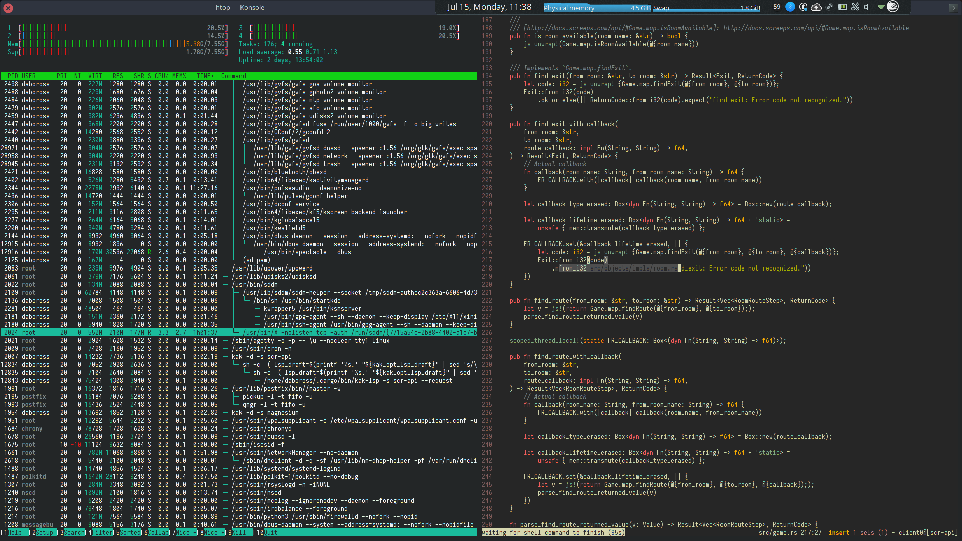 Kakoune Waiting For Kak Lsp To Finish · Issue 217 · Kak Lspkak Lsp · Github