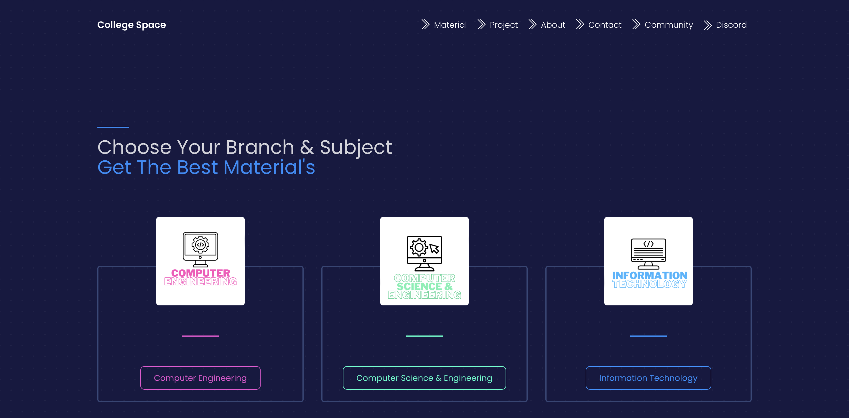 GitHub - ninadvyas/College-Space: A platform that provides documents , important subjects exam ...