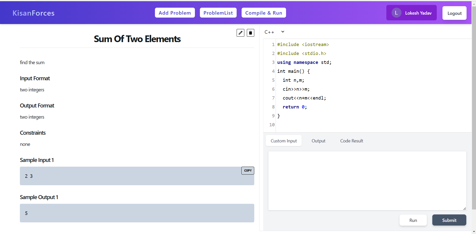 GitHub - Shardy30/Clash-of-Codes: Clash of Codes is an online judge web application that is ...