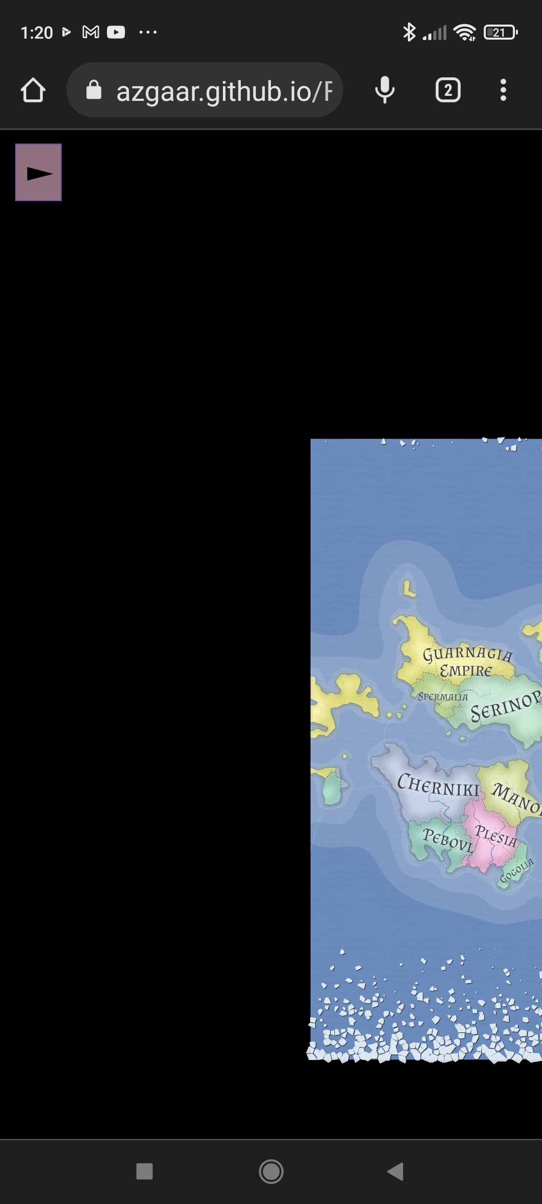 Problems when loading a saved map with a bigger canvas size than your screen on Android · Issue ...