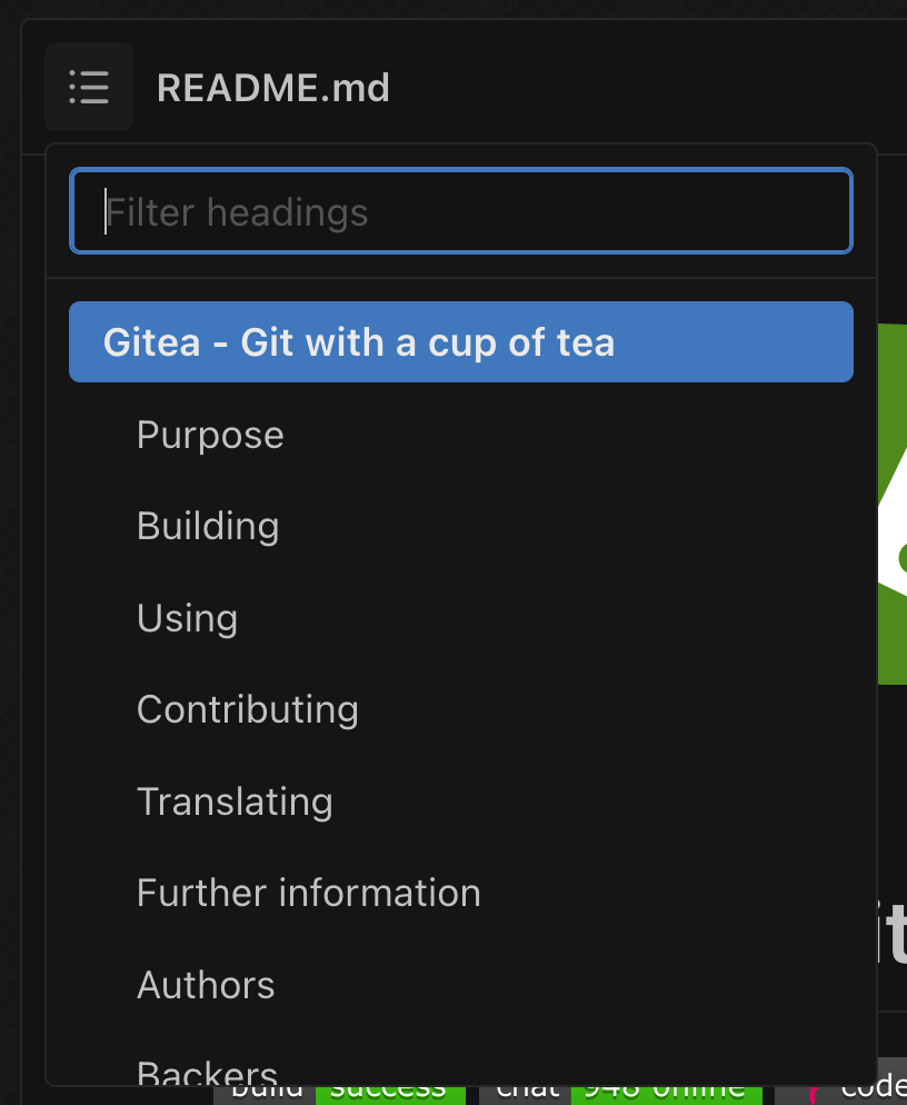 TOC for README Markup · Issue #22667 · go-gitea/gitea · GitHub