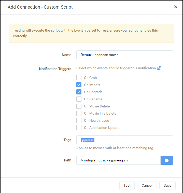 [radarr-striptracks] How to keep only original + english tracks? · Issue #392 · linuxserver ...