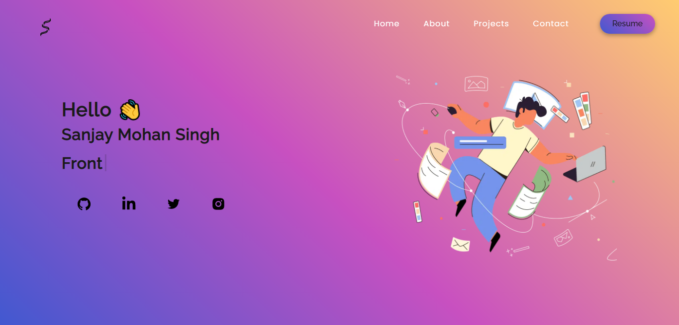 GitHub - sanjaymohansingh/portfolio-main