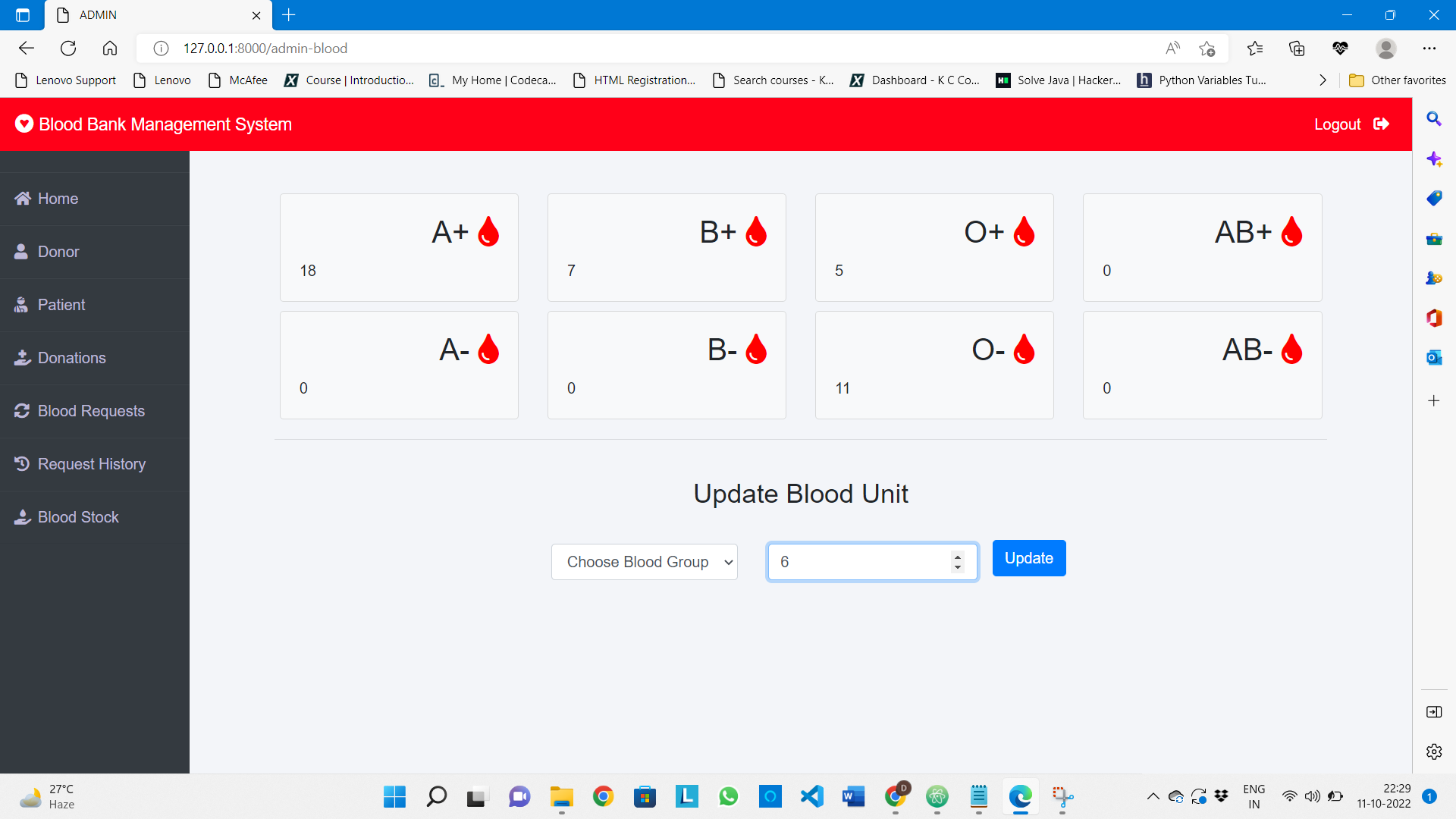 GitHub - durgapudeeksha/BLOOD
