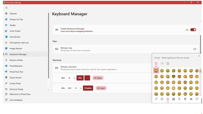 Keyboard reassignment doesn't work; just disables key combination · Issue #21103 · microsoft ...