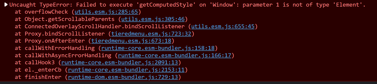 The `getScrollableParents` method throws a exception in shadow dom · Issue #4014 · primefaces ...