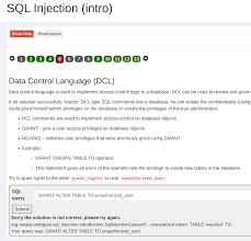 give connect sql command 5th lesson · Issue #1350 · WebGoat/WebGoat · GitHub