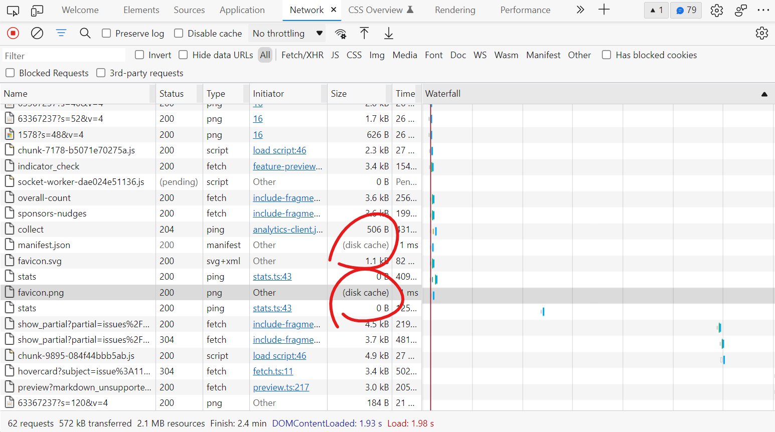 Outlook: Add column in the Network activity log to track why resources are not loaded from ...