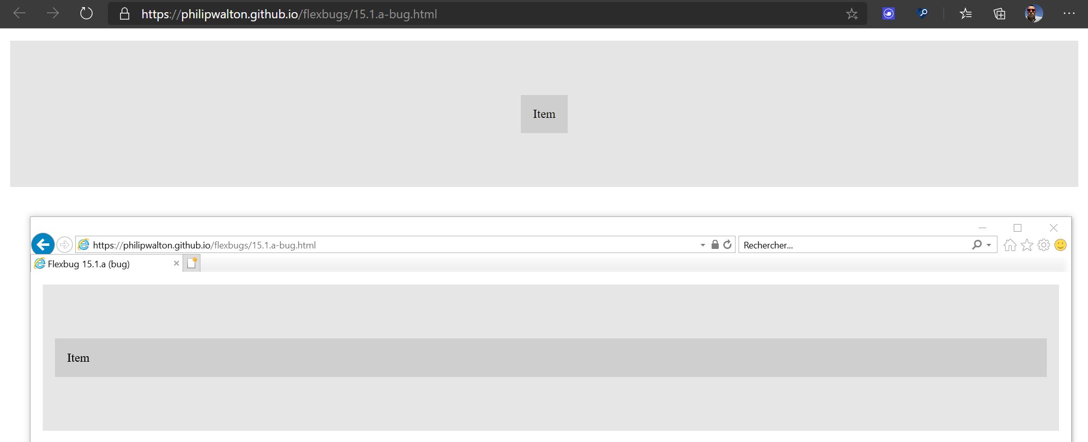 [Hint][Flexbox] Report Column flex items ignore margin: auto on the cross axis · Issue #4069 ...