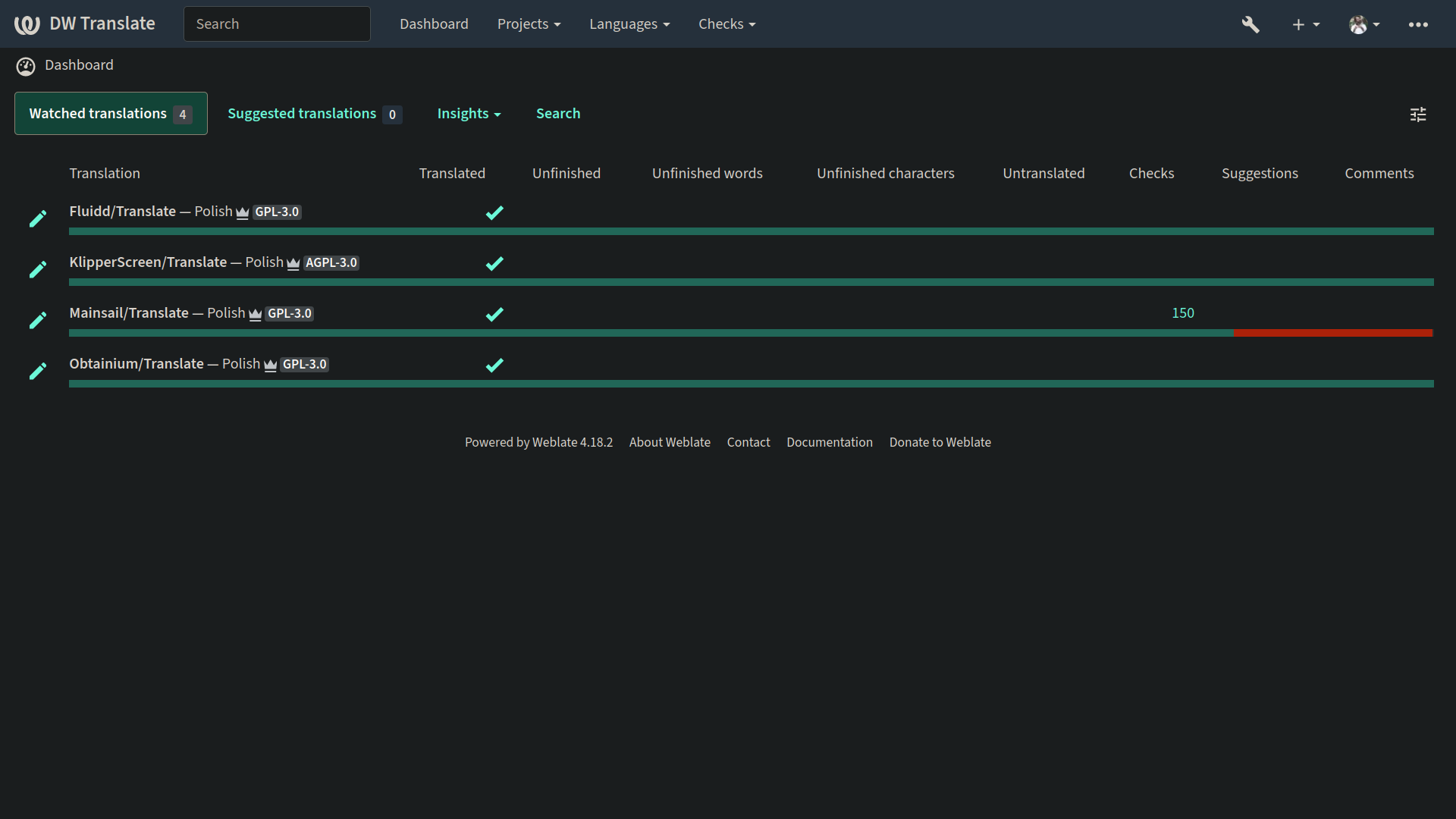 Simplify translation process with Weblate · Issue #1136 · fluidd-core/fluidd · GitHub