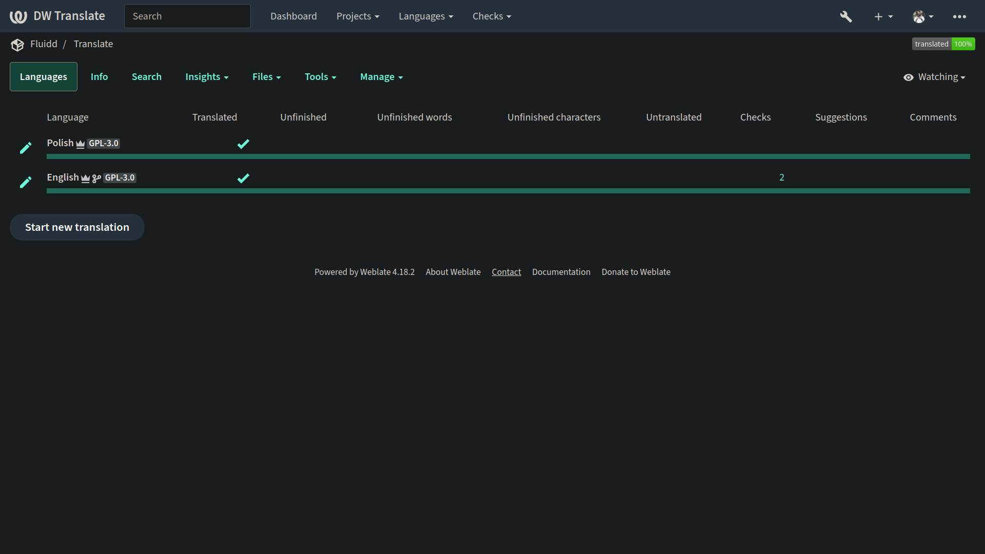 Simplify translation process with Weblate · Issue #1136 · fluidd-core/fluidd · GitHub