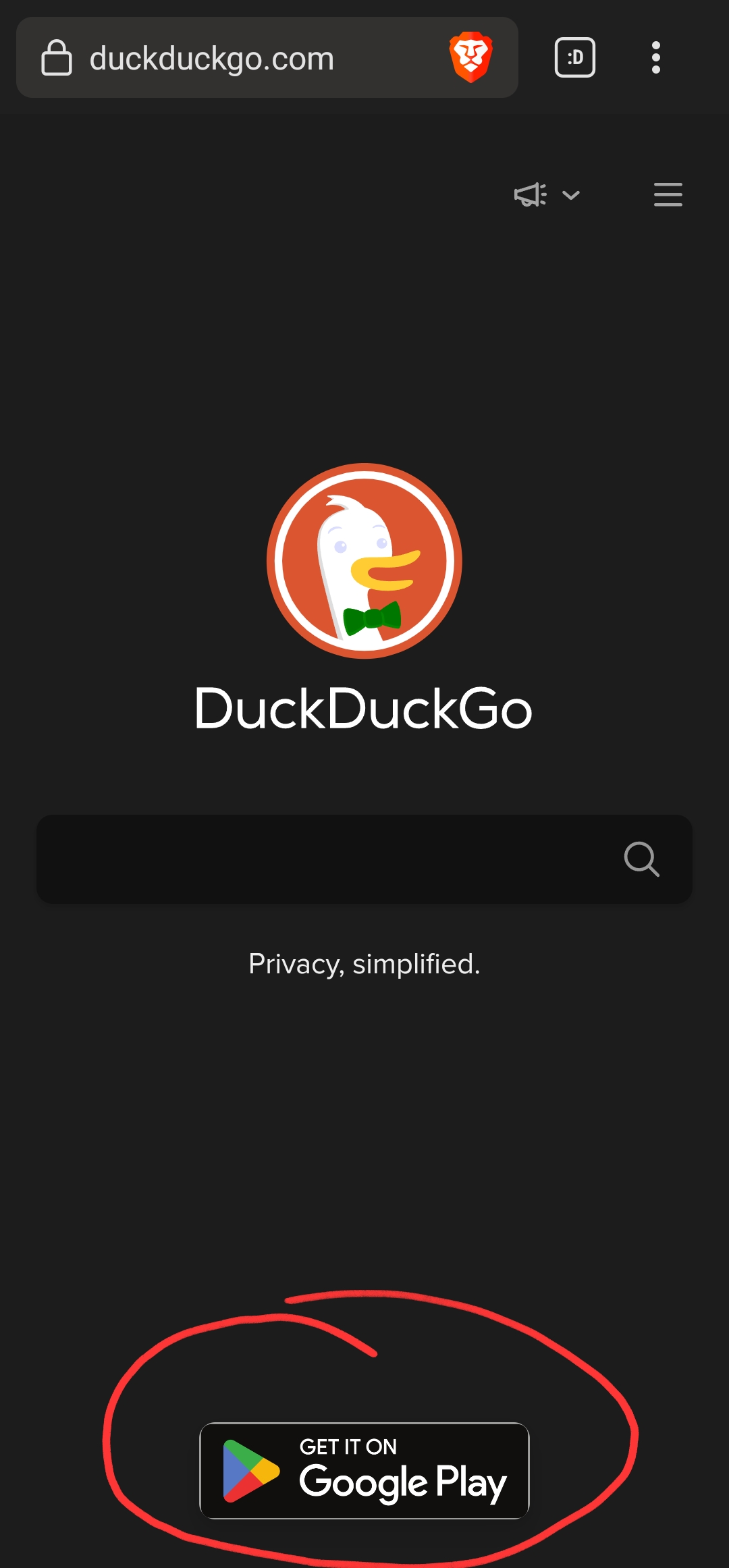 Annoying google play banner · Issue #220 · duckduckgo/duckduckgo-help-pages · GitHub