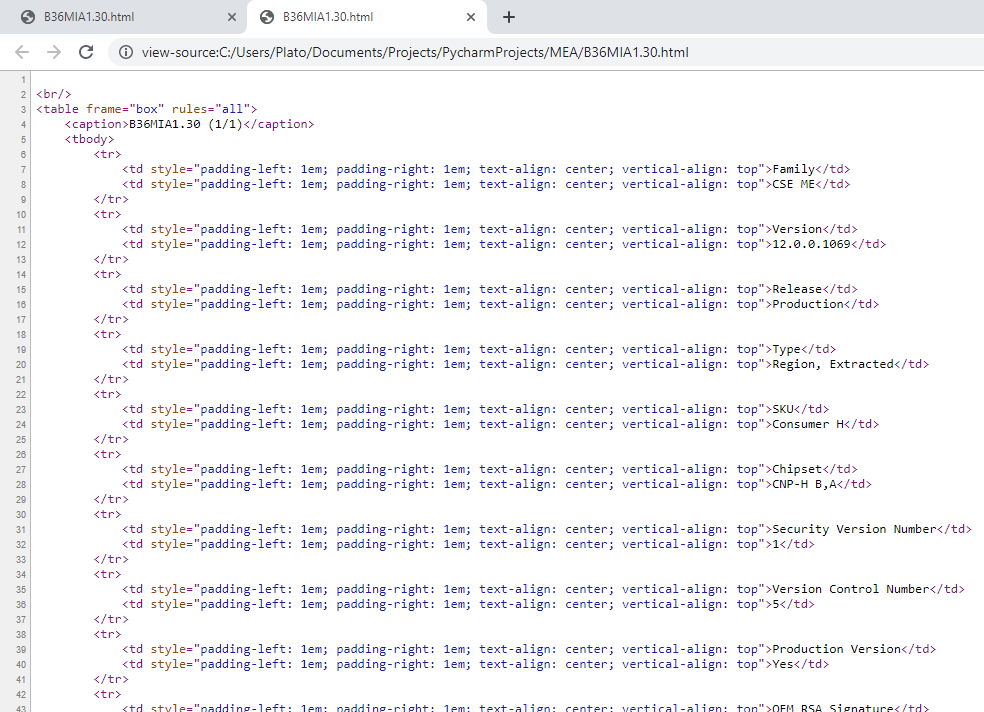 Easier to parse output version · Issue #14 · platomav/MEAnalyzer · GitHub