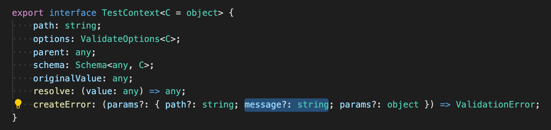 Is it valid to assume that createError({ message }) can be something else than a string? · Issue ...