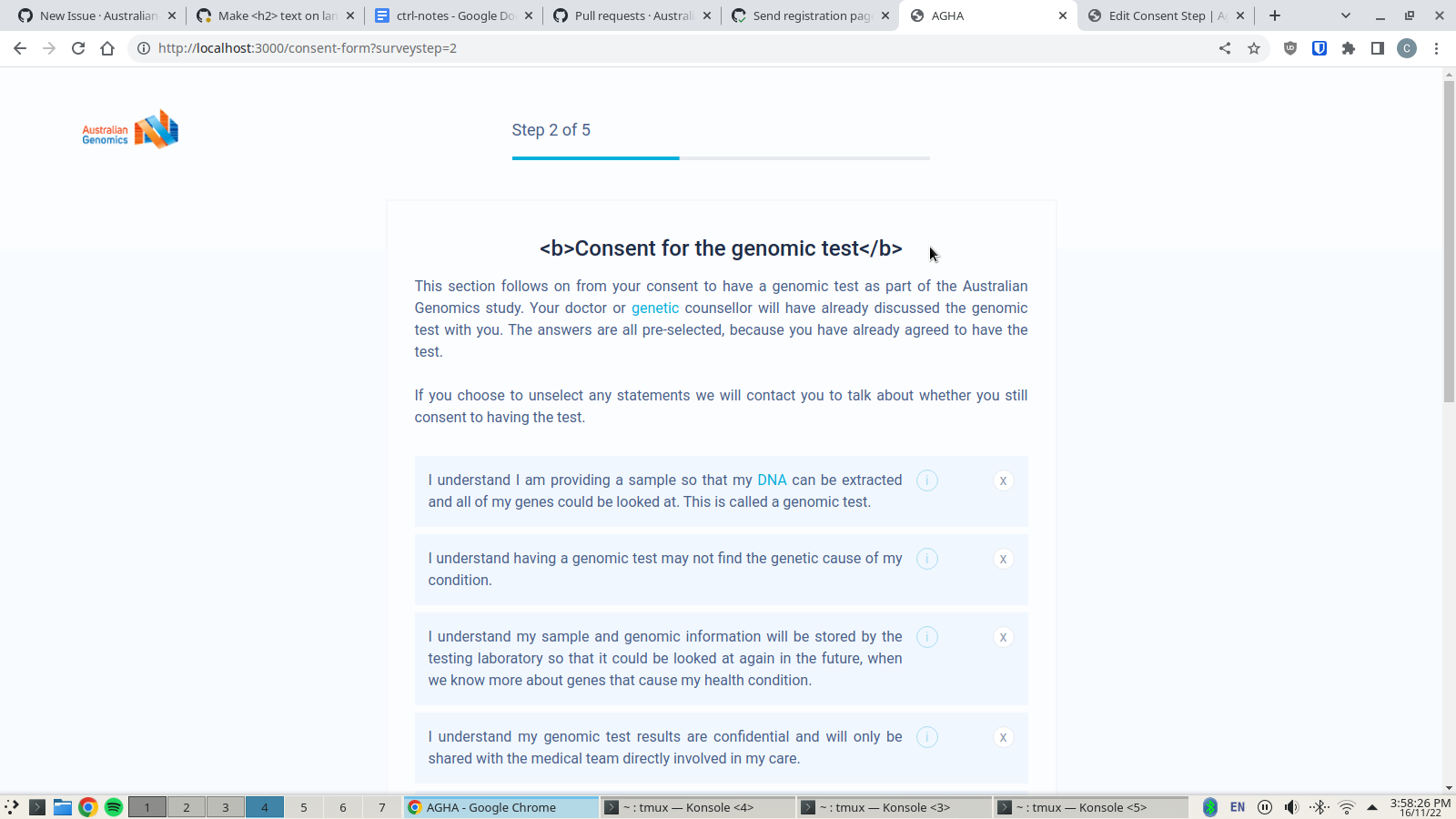 Make titles on /consent-form interpret HTML code instead of escaping it · Issue #82 · Australian ...