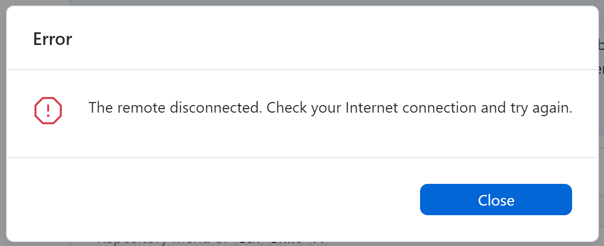 Remote Disconnect / Can't push · Issue #15663 · desktop/desktop · GitHub