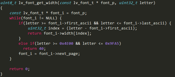 sparse font support · Issue #78 · lvgl/lvgl · GitHub