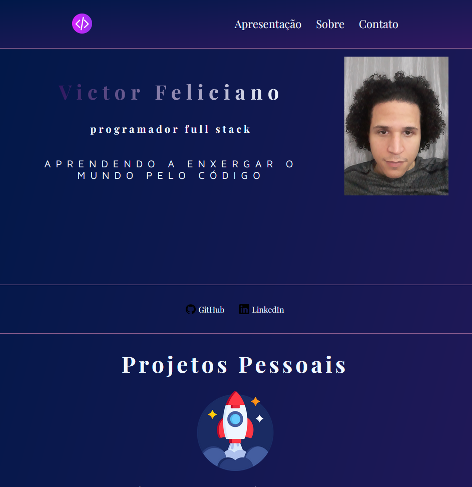 GitHub - VetVictor33/portfolio-programador