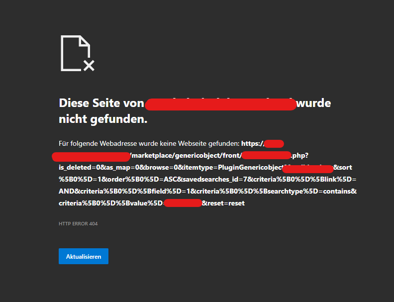 Saved Searches don't work · Issue #15418 · glpi-project/glpi · GitHub