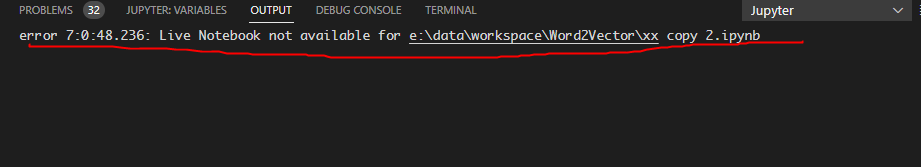 Live Notebook Not Available For Xx Ipynb · Issue 159818 · Microsoft Vscode · Github
