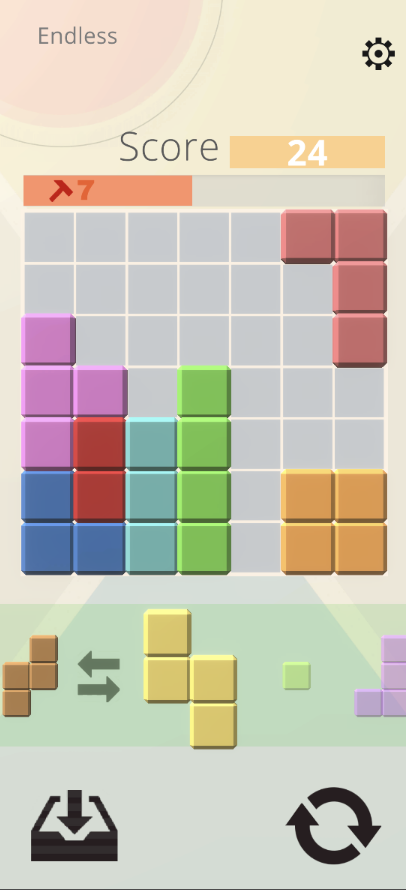 GitHub - lsoyul/SquarePang: Puzzle game using blocks of polyomino shape