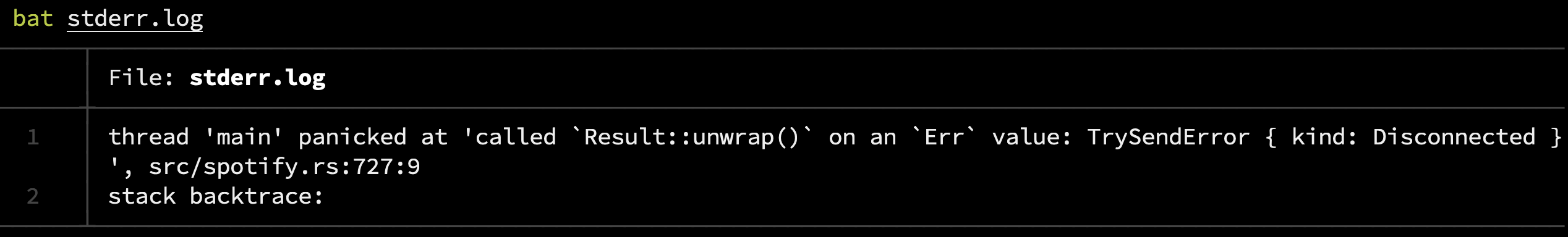 Thread Error · Issue #192 · hrkfdn/ncspot · GitHub