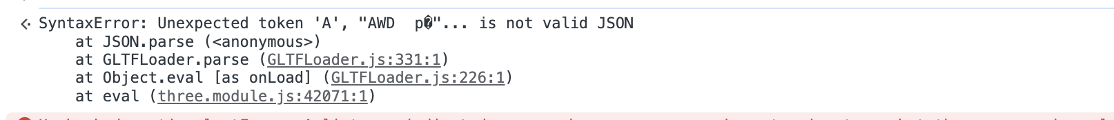 GLTFLoader: Can't parse .awd files · Issue #26888 · mrdoob/three.js · GitHub