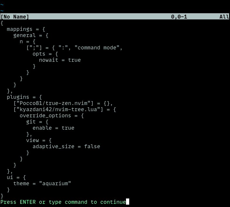 Tips for debugging `custom/chadrc.lua` · NvChad NvChad · Discussion #1589 · GitHub