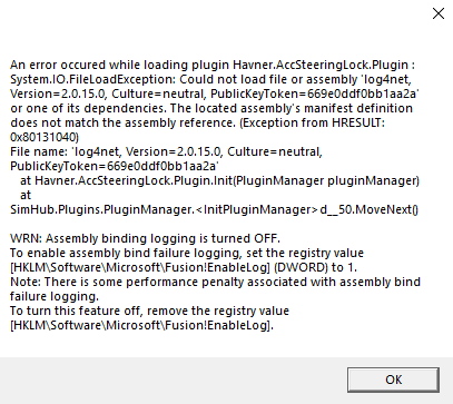 Error loading · Issue #5 · Havner/acc-steering-lock · GitHub