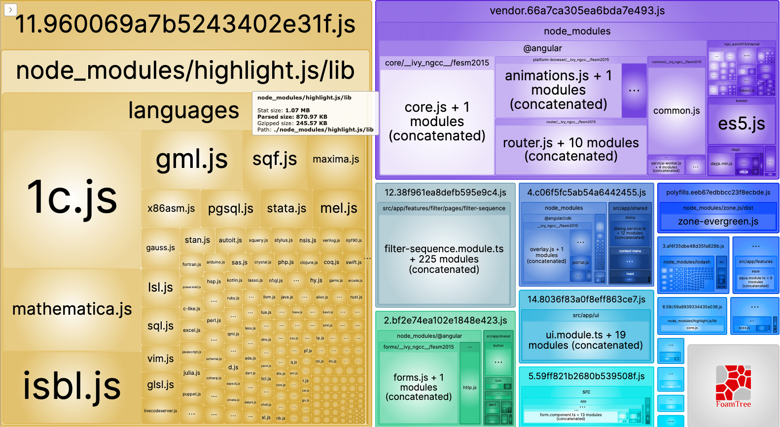 Do not include all languages · Issue #130 · MurhafSousli/ngx-highlightjs · GitHub