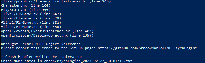 the game crashes every time i enter a song i made, but doesnt when ...