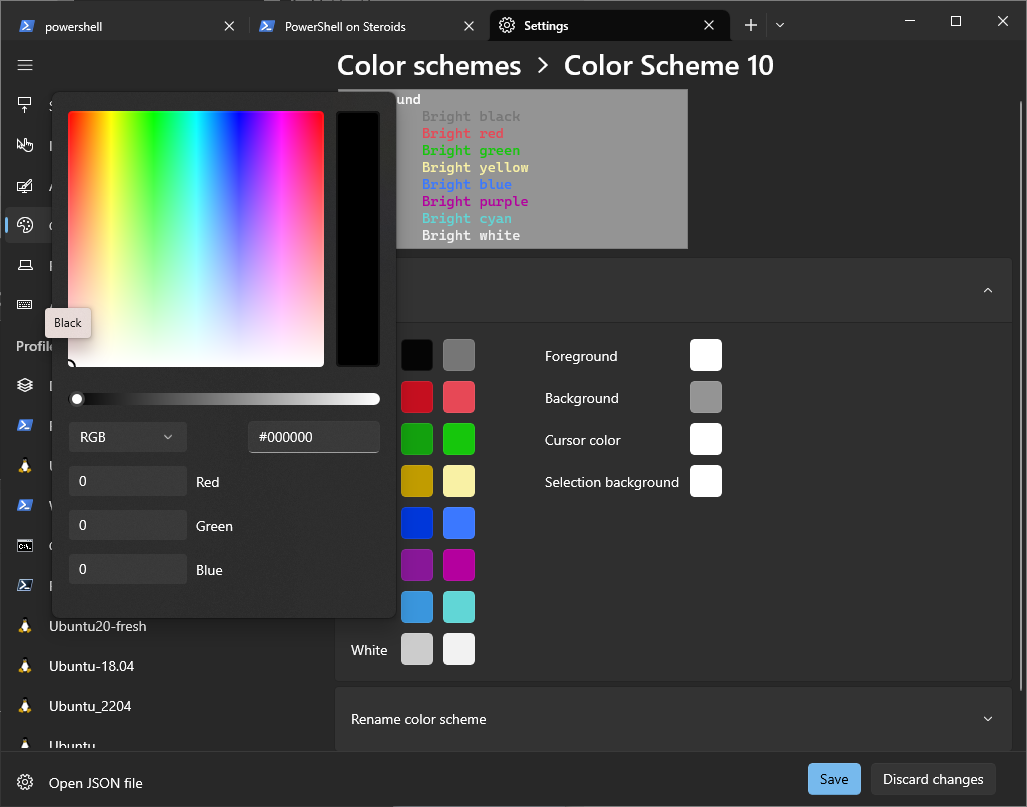 The Background Color Of The Terminal Cannot Be Completely Black · Issue 15392 · Microsoft 