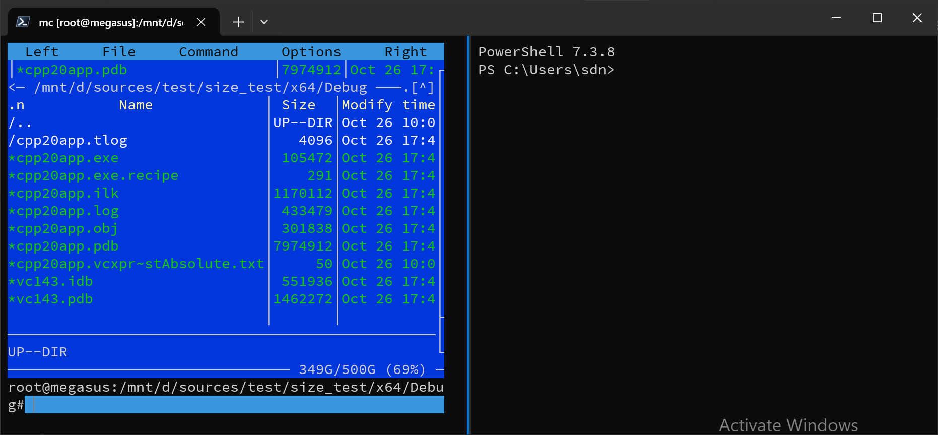 Active screen buffer size is out of sync · Issue #16231 · microsoft/terminal · GitHub