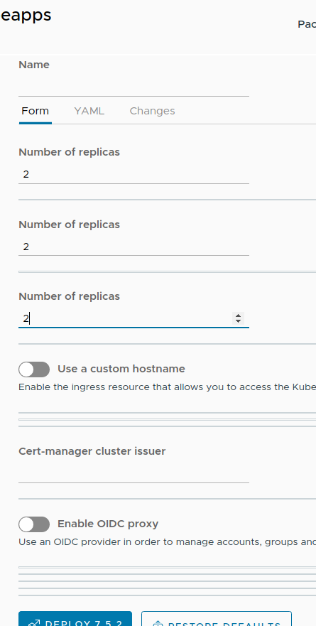 Kubeapps forms no longer compatible with "OpenAPI Schema Object" schemas · Issue #3526 · vmware ...