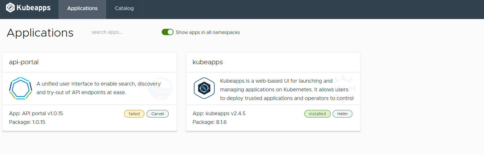 SIGSEGV: segmentation violation code=0x1 reported by kubeapps-internal-kubeappsapis when we try ...