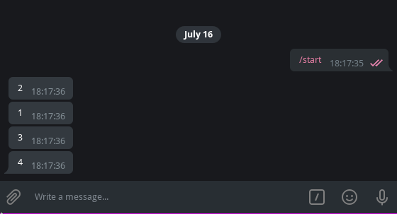 messages with attachments in wrong order · Issue #1086 · telegraf/telegraf · GitHub
