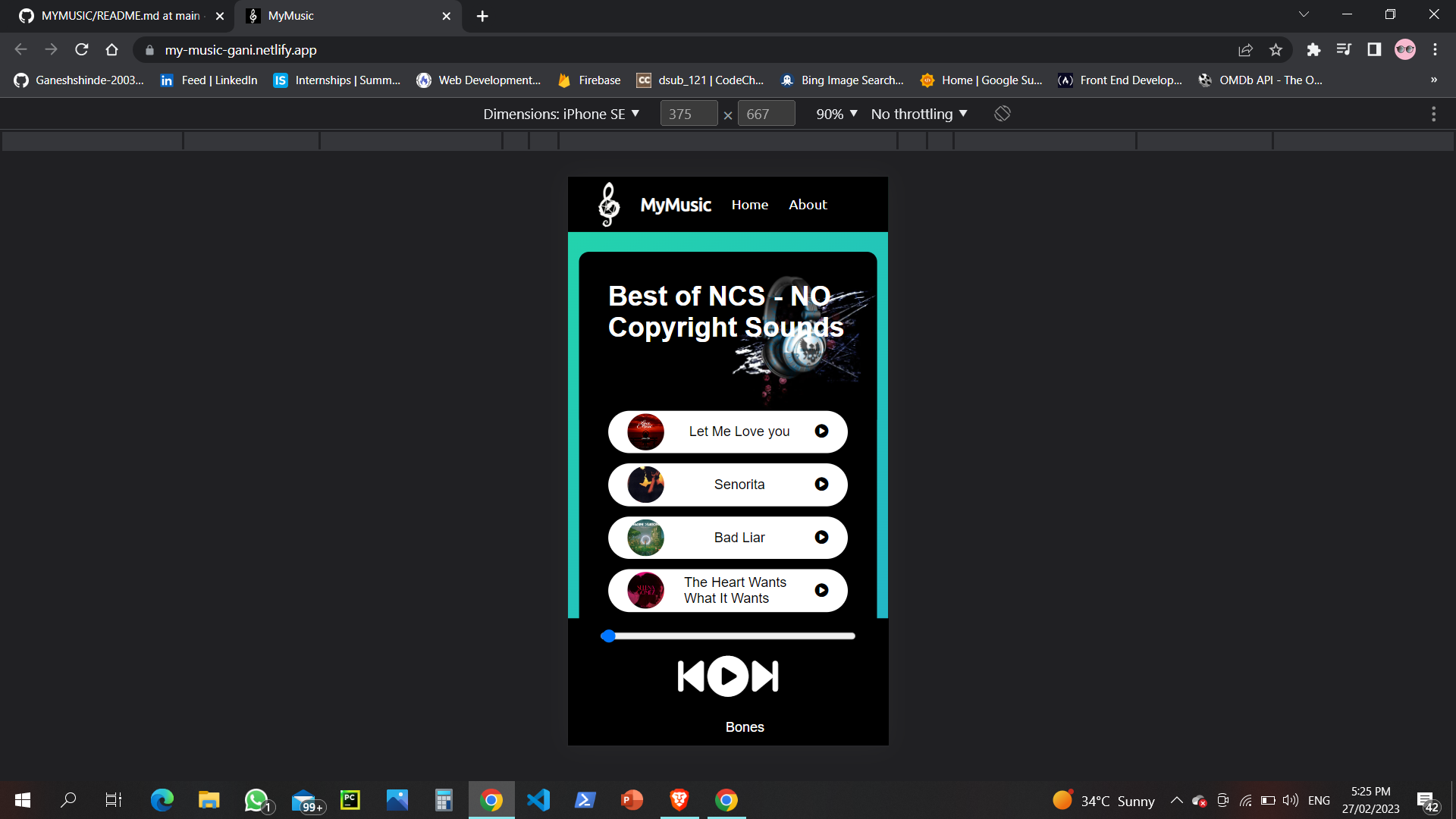 GitHub - Ganeshshinde-2003/MYMUSIC: Welcome to our music app! With a collection of 10 songs, our ...