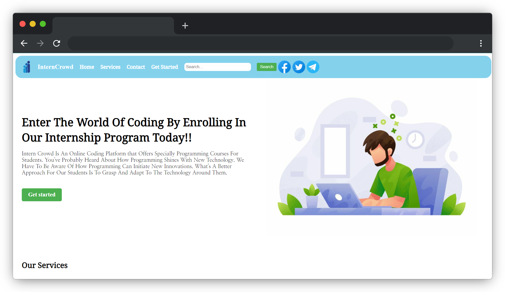 GitHub - ShivNandanJha/InternCrowd
