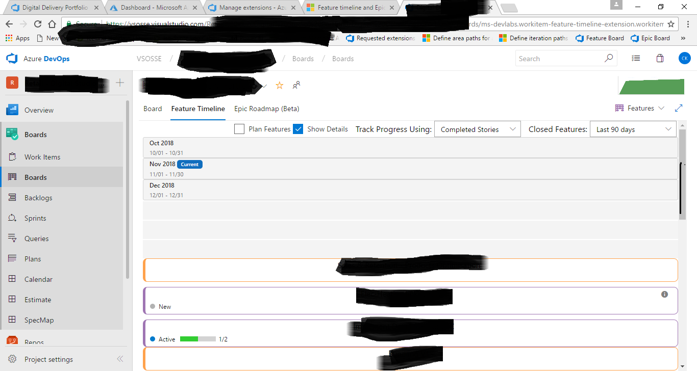 Feature timeline showing as a list not plan view · Issue #60 ...