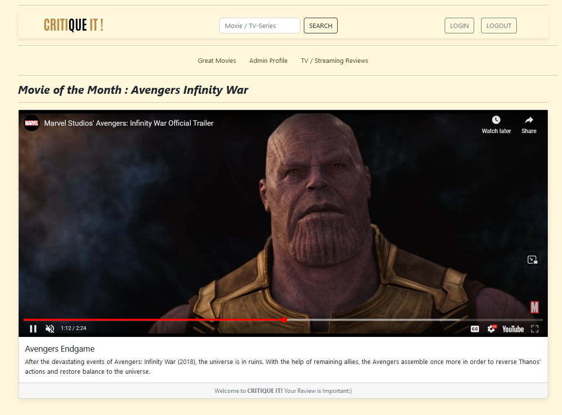 GitHub - AmanMotghare/AdvJava_JSP_Project_Movie_Review: This is a ...