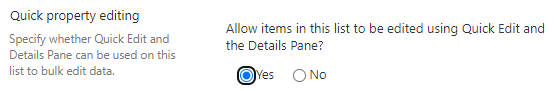 Missing Property Disablegridediting On List · Issue 607 · Pnppnp