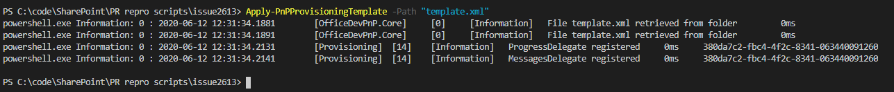 Apply-PnPProvisioningTemplate: NullReferenceException when applying Tenant handler · Issue #2613 ...
