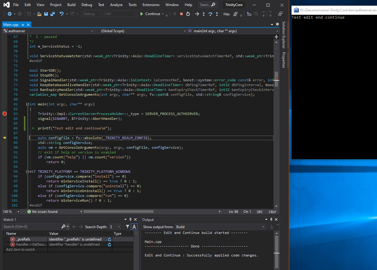 Hotswap for core files · Issue #25071 · TrinityCore/TrinityCore · GitHub