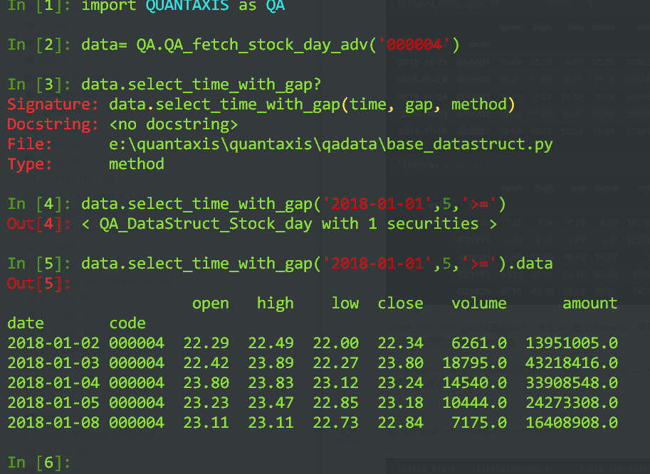 select_time_with_gap 的bug？ · Issue #955 · yutiansut/QUANTAXIS · GitHub